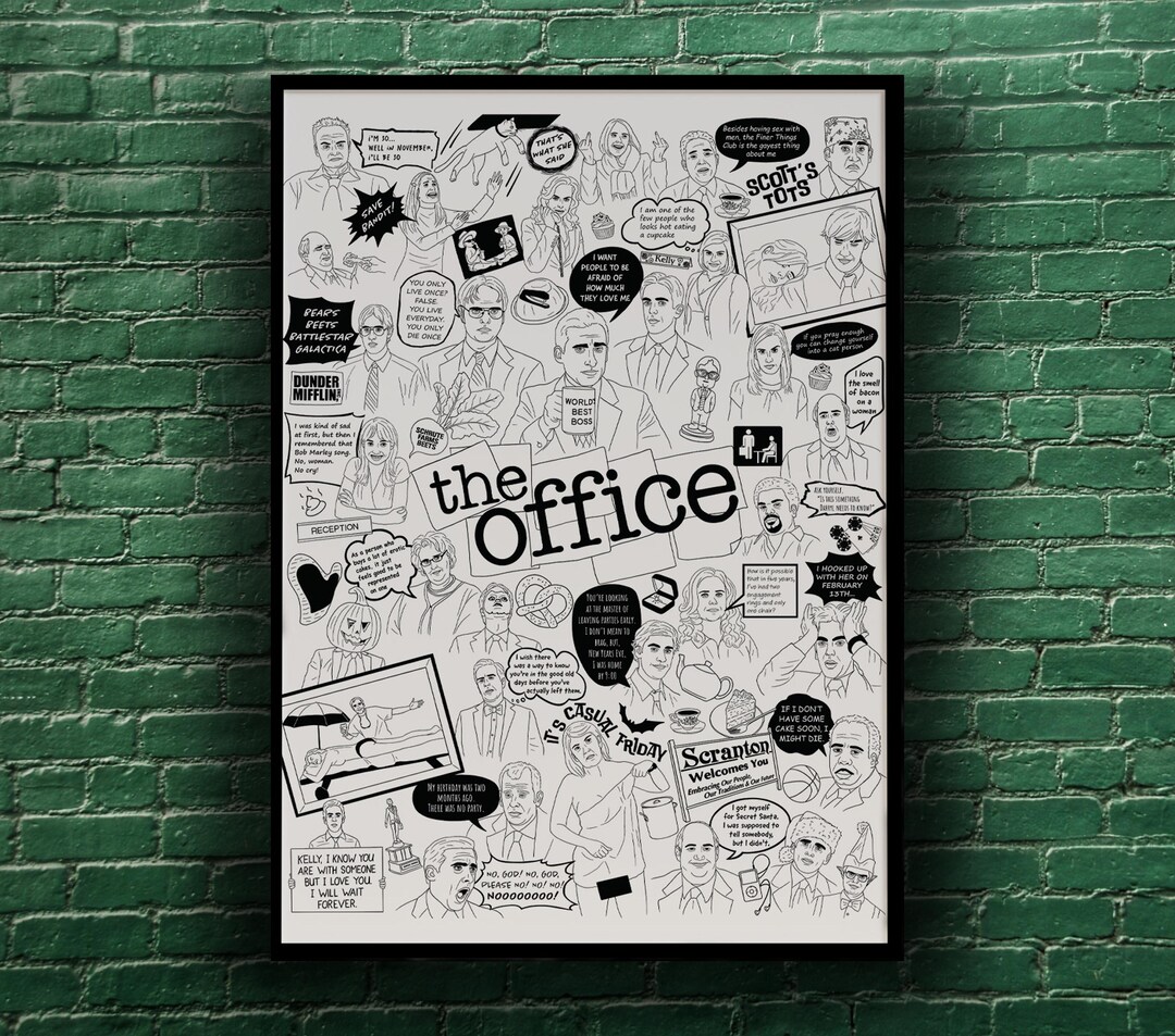 The Office TV Show Poster|the Office Funny Moments Quotes Characters ...