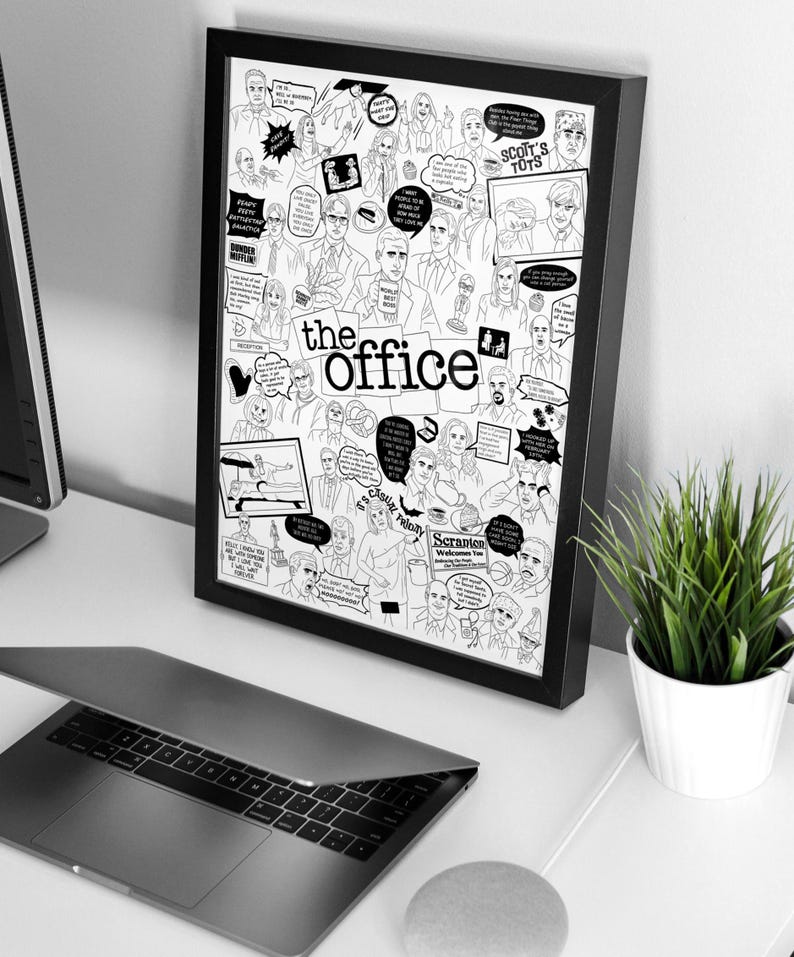 The Office TV Show Poster|the Office Funny Moments Quotes Characters ...