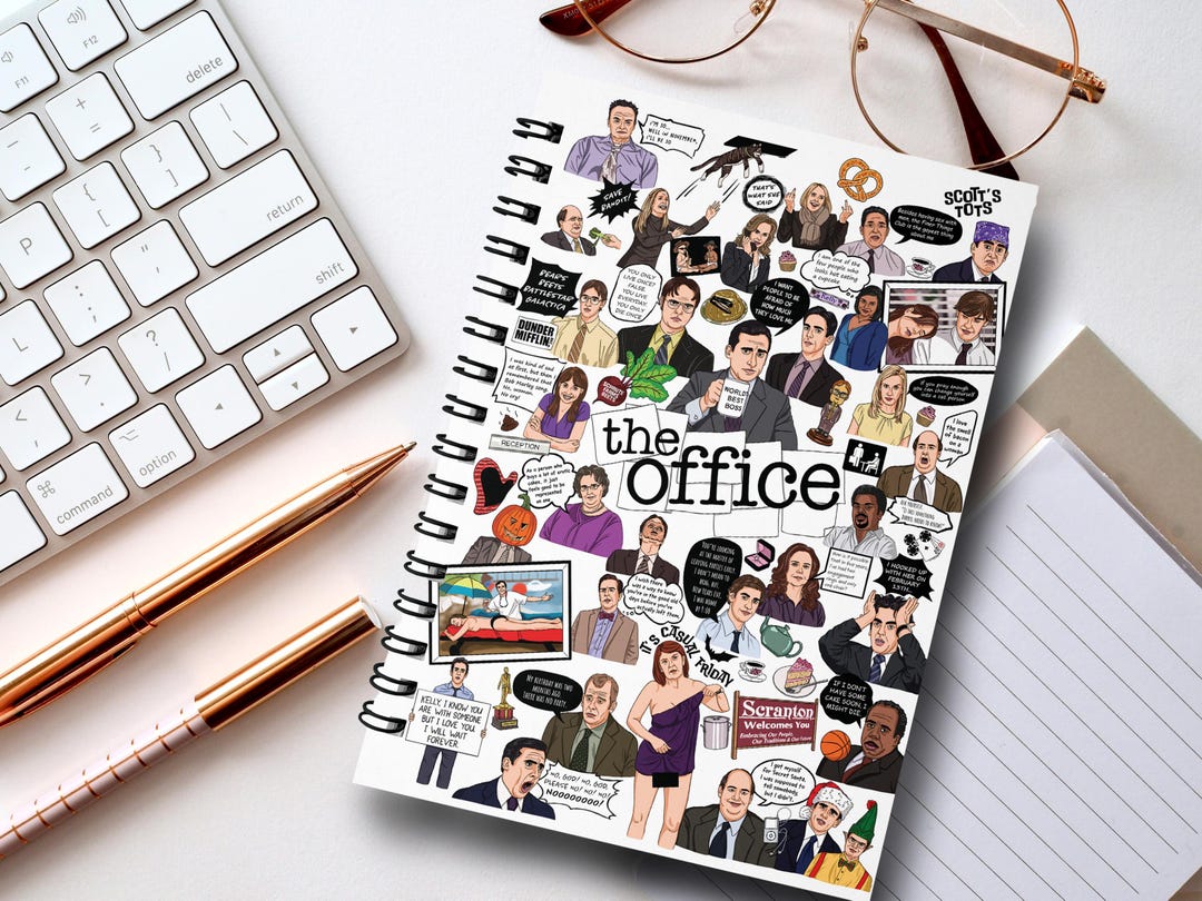 The Office TV Series Fan Gift, Spiral Notebook, Michael Scott ...