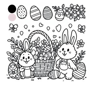 Easter Coloring Pages Fun - Festive Printable Activity for Kids ...