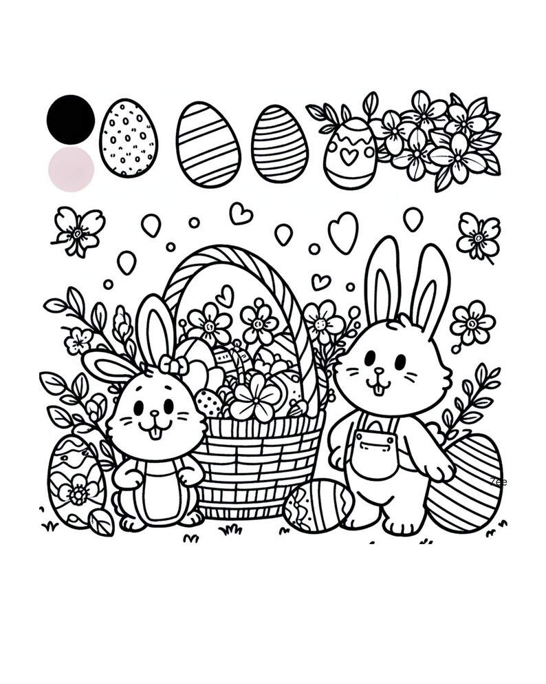 Easter Coloring Pages Fun - Festive Printable Activity for Kids ...