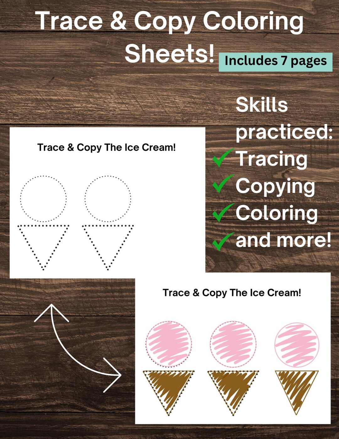 Trace and Copy the Picture I Tracing Skills I Fine Motor Skills I Shape ...