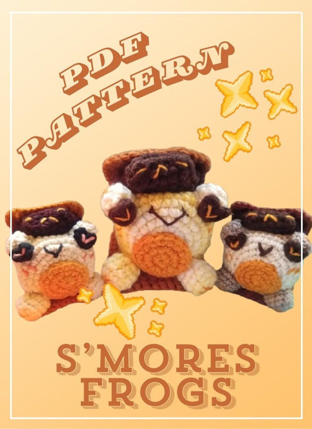 Smores Frog PDF Crochet Pattern - Etsy