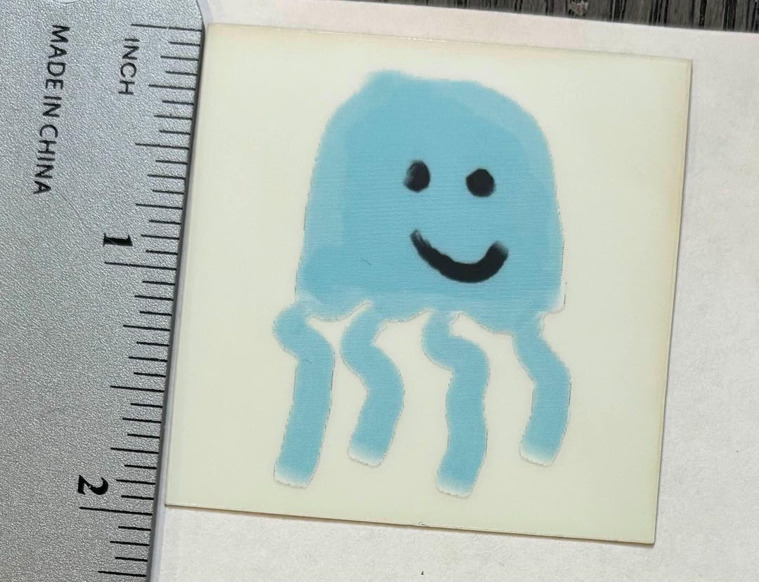 Bellamy the Jellyfish Glow Sticker - Etsy