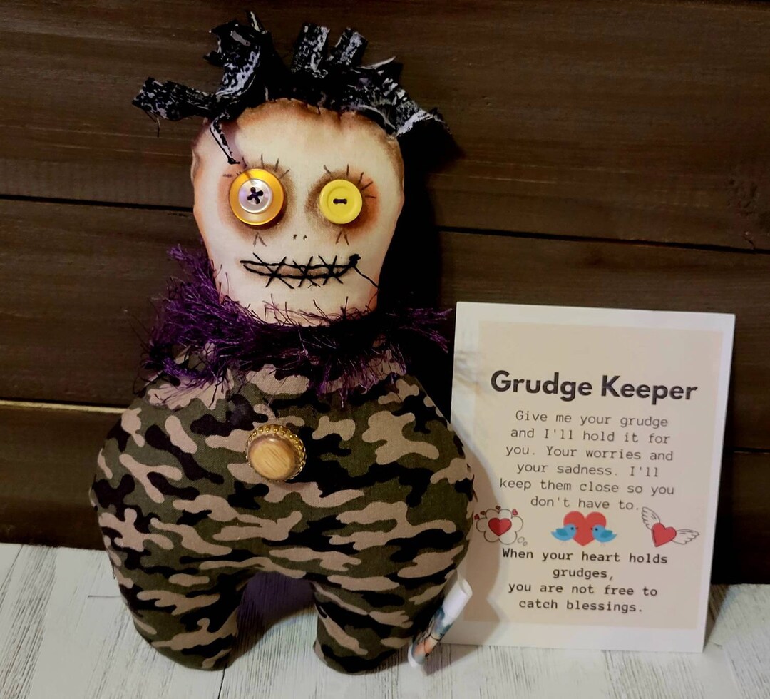 Grudge Keeper Doll OOAK Creepy Cute Stuffed Rag Doll #11 - Etsy