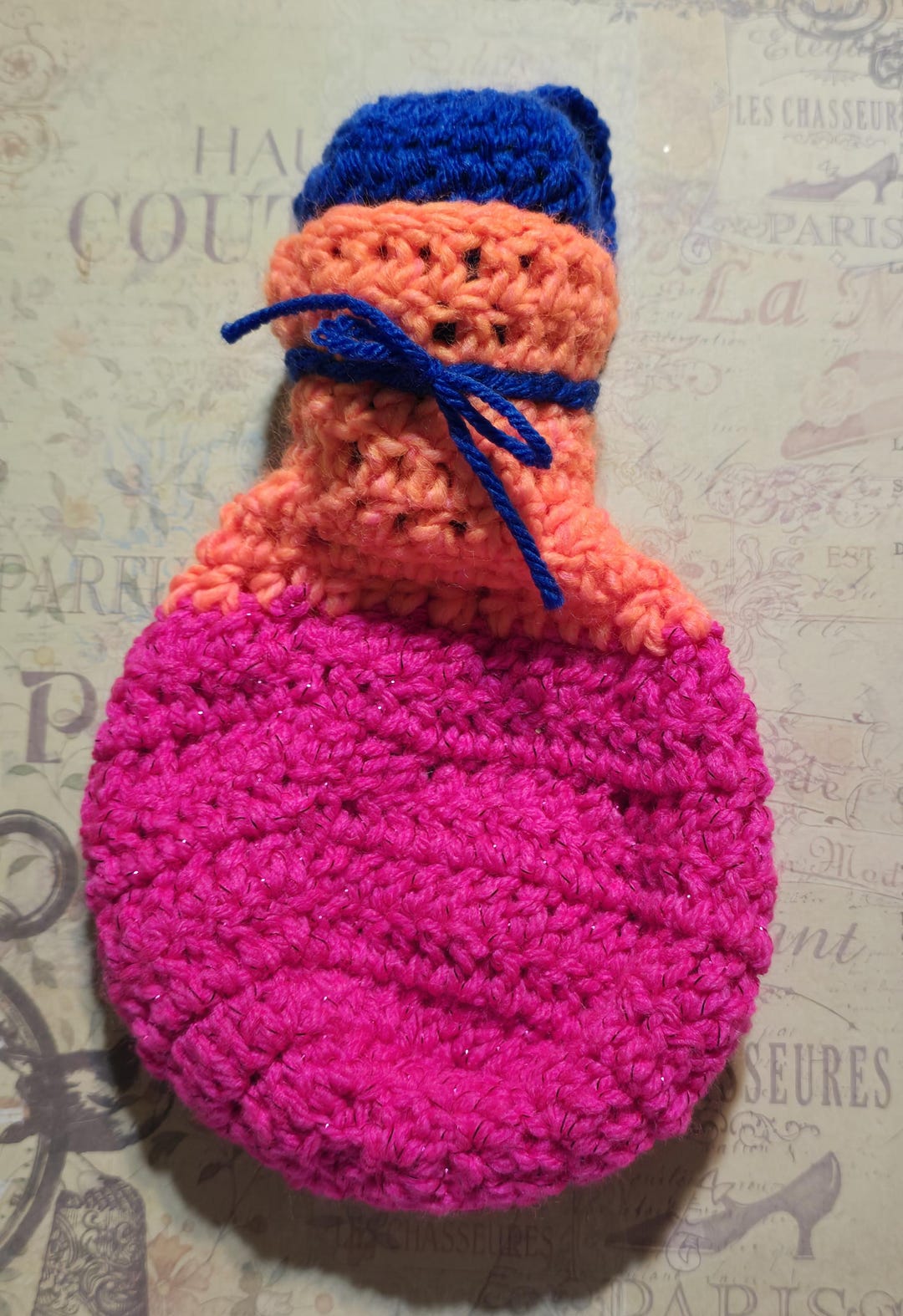 Crochet Potion Bottle Dice Bag 8 Inches Ttrpg - Etsy