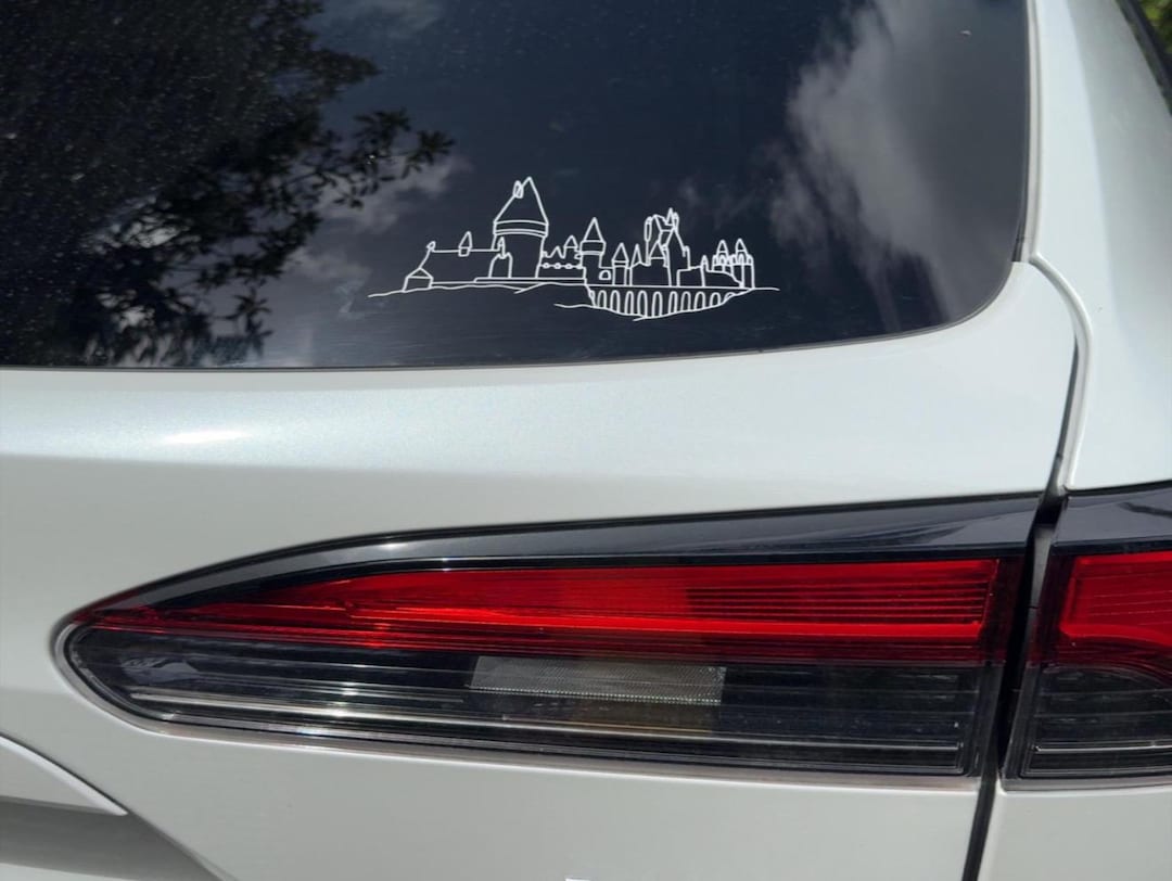 Harry Potter Hogwarts Castle Bumper Sticker Car Decal - Etsy Canada