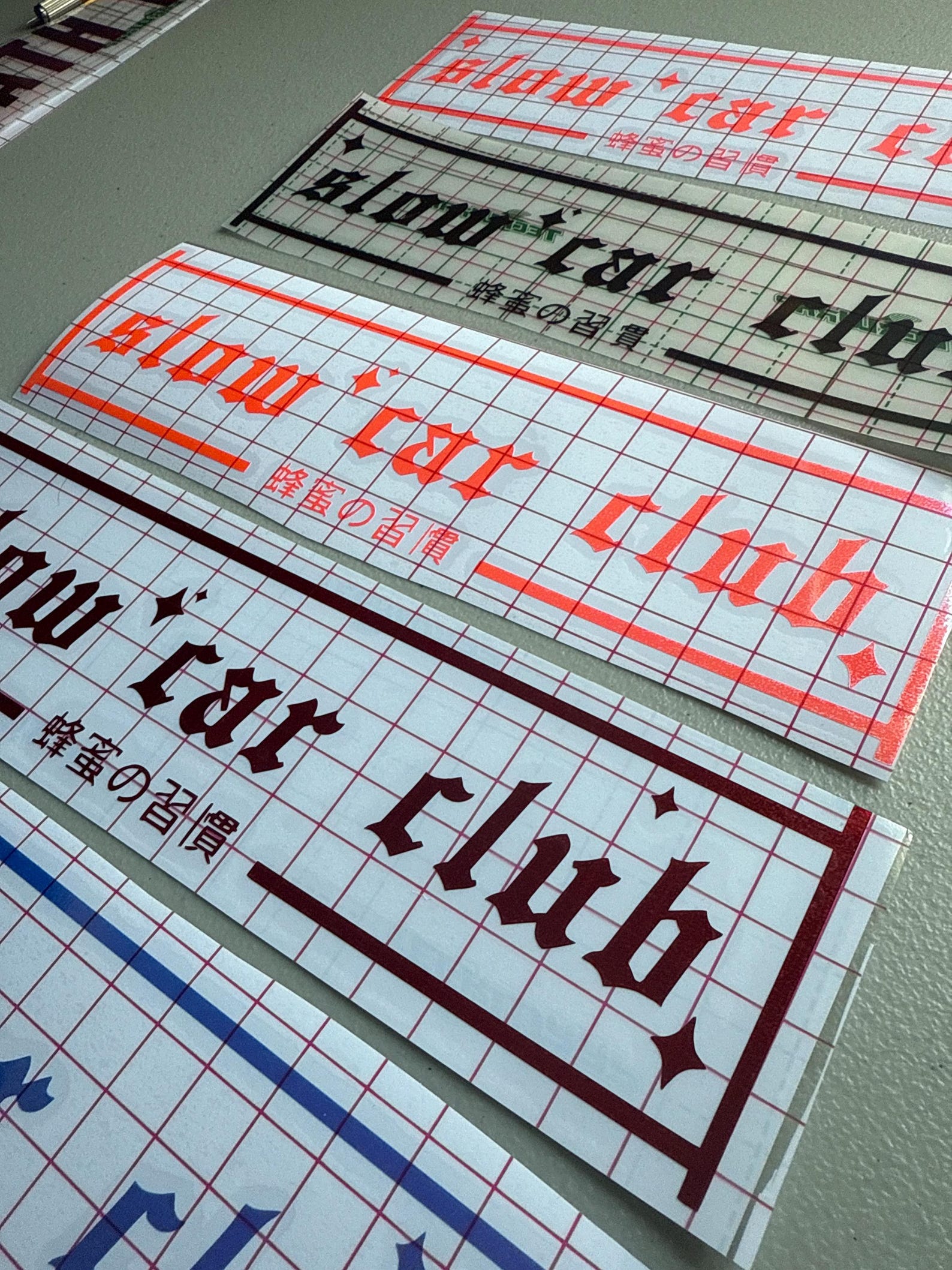 Slow Car Club | JDM Car Window Sticker | Rear Window Banner - Etsy