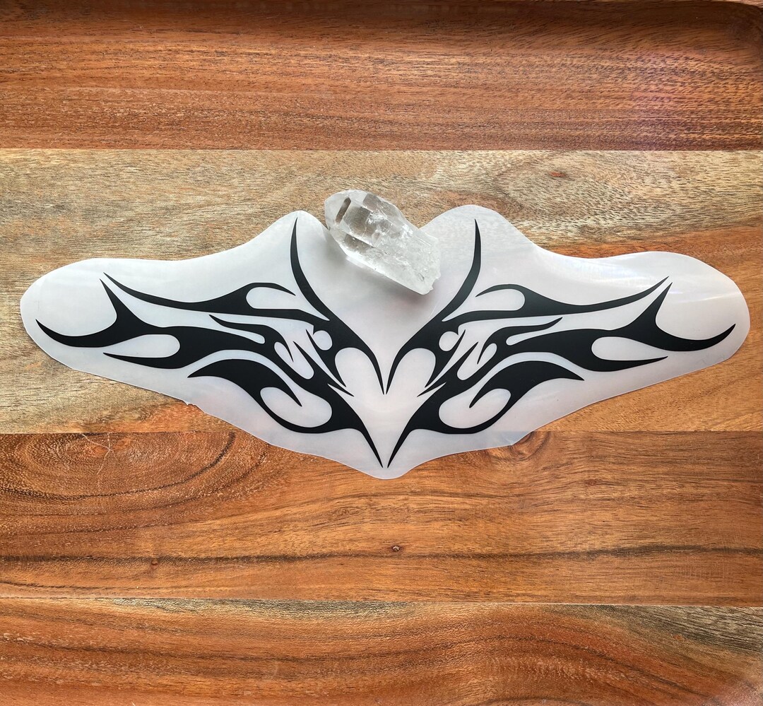 Y2K Cyber Sigilism Heart Car Decal Sticker | Goth Grunge Emo ...