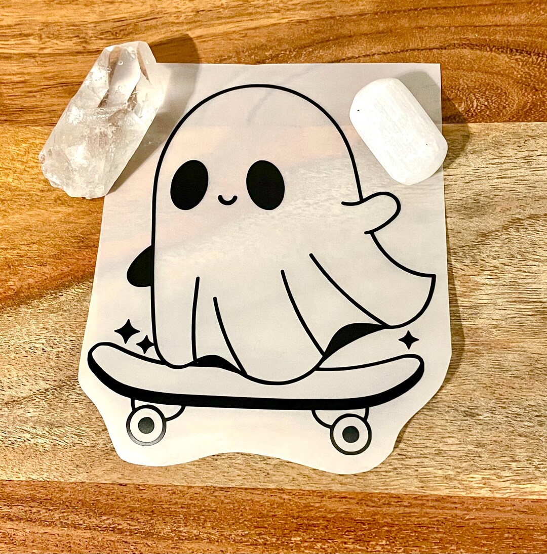 Skate Ghost Girl Window Sticker Decal Bumper Sticker Car Decal ...