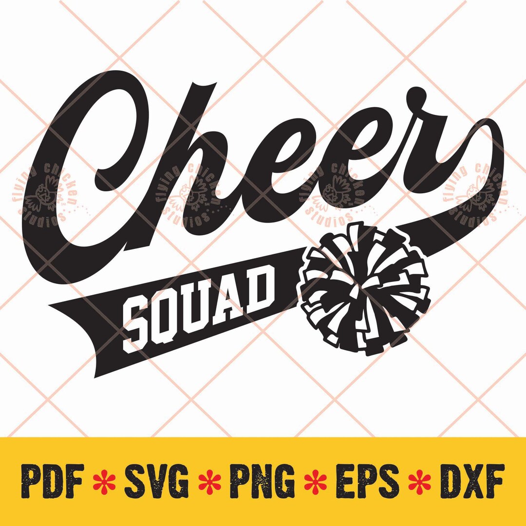 Cheer Squad SVG, Cheer, Png, Eps, Pdf, Dxf, Cheerleading, Cheer Team ...