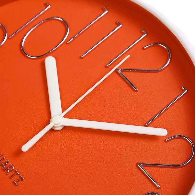 Wooden Decorative Modern Design Colorful Wall Clock. Wall Clock Unique ...