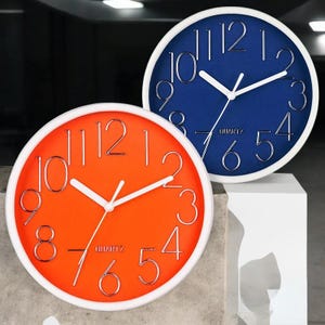 Wooden Decorative Modern Design Colorful Wall Clock. Wall Clock Unique ...