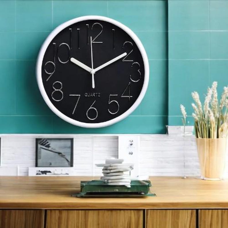 Wooden Decorative Modern Design Colorful Wall Clock. Wall Clock Unique ...