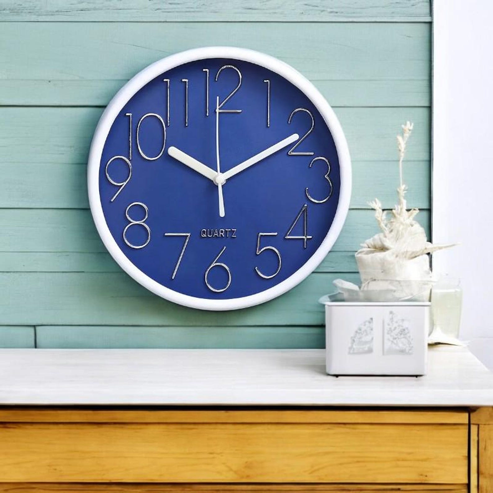 Wooden Decorative Modern Design Colorful Wall Clock. Wall Clock Unique ...