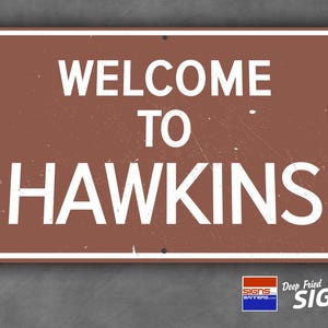 Welcome to Hawkins Sign - Etsy