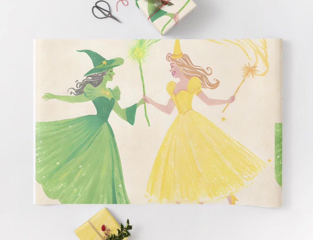 Defy Gravity: Wicked-themed Gift Wrapping Paper - Etsy