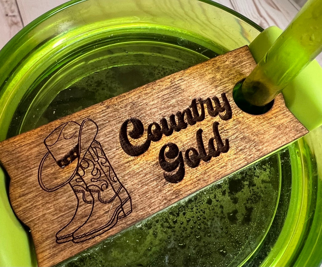 Stanley Cup Topper for 40oz Cup. Country Gold Themed With Cowboy Boots ...