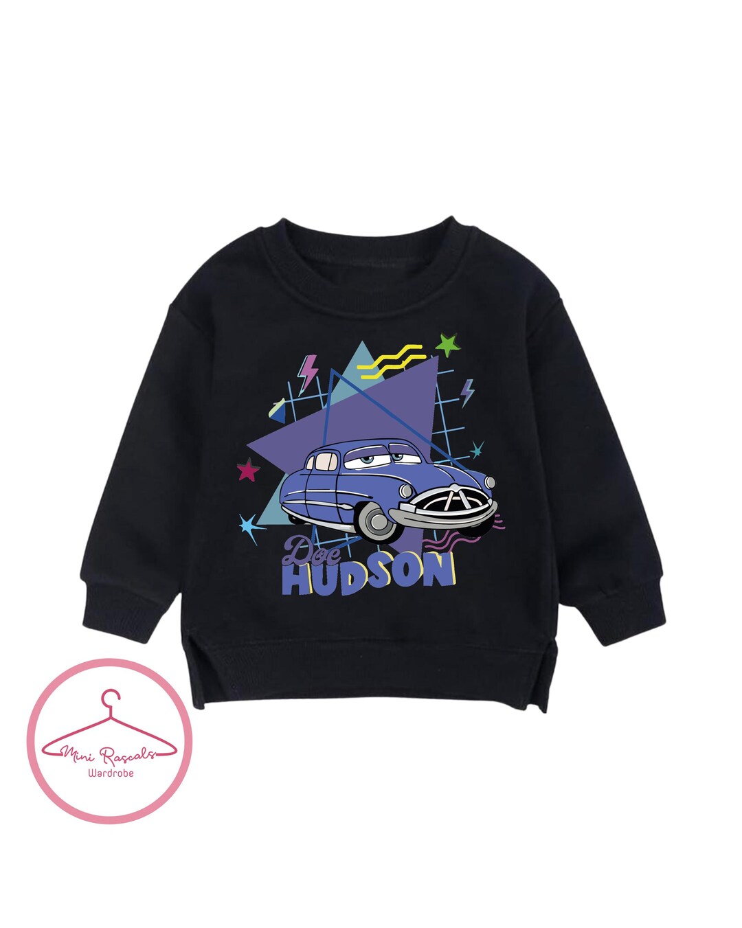 Disney Cars Sweatshirt | Kids Pixar Lightning Mcqueen Mater Doc Hudson ...