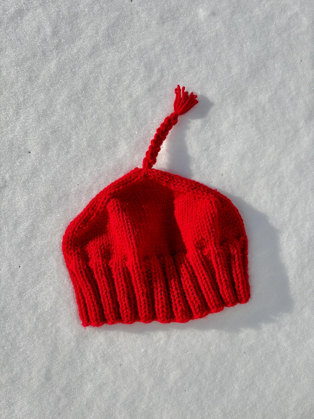 Red Knit Resistance Hat - Melt the Ice Hat - Etsy
