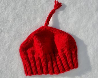 Red Knit Resistance Hat - Melt the Ice Hat - Etsy