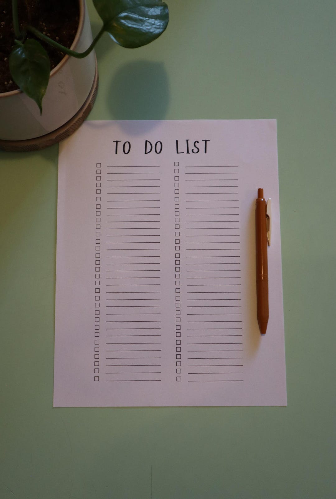 To Do List, Checklist, Organization Template. - Etsy