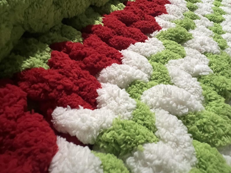 Grinch Chunky Blanket Pattern (PDF Pattern) - Etsy