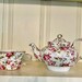 Vintage 2 Cup Floral Teapot & Teacup by Ganz 2 Piece Set - Etsy