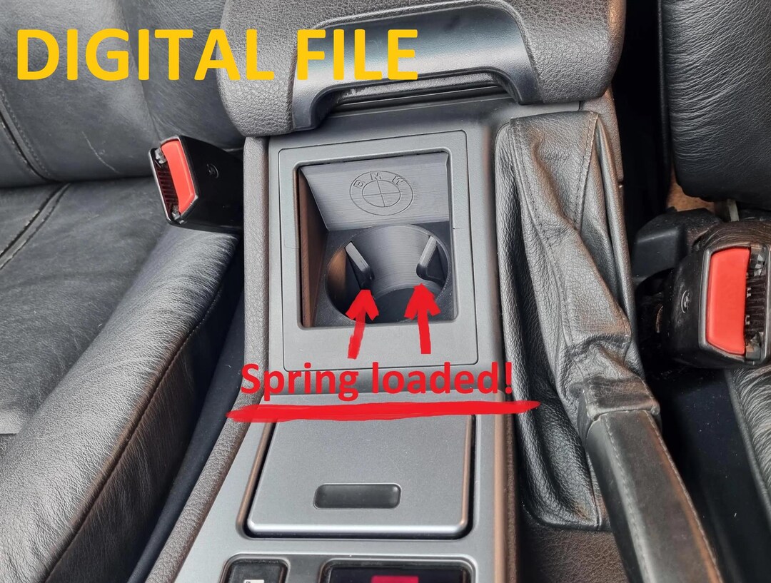 BMW E39 Best Cup Holder - 3D Print Files - Etsy