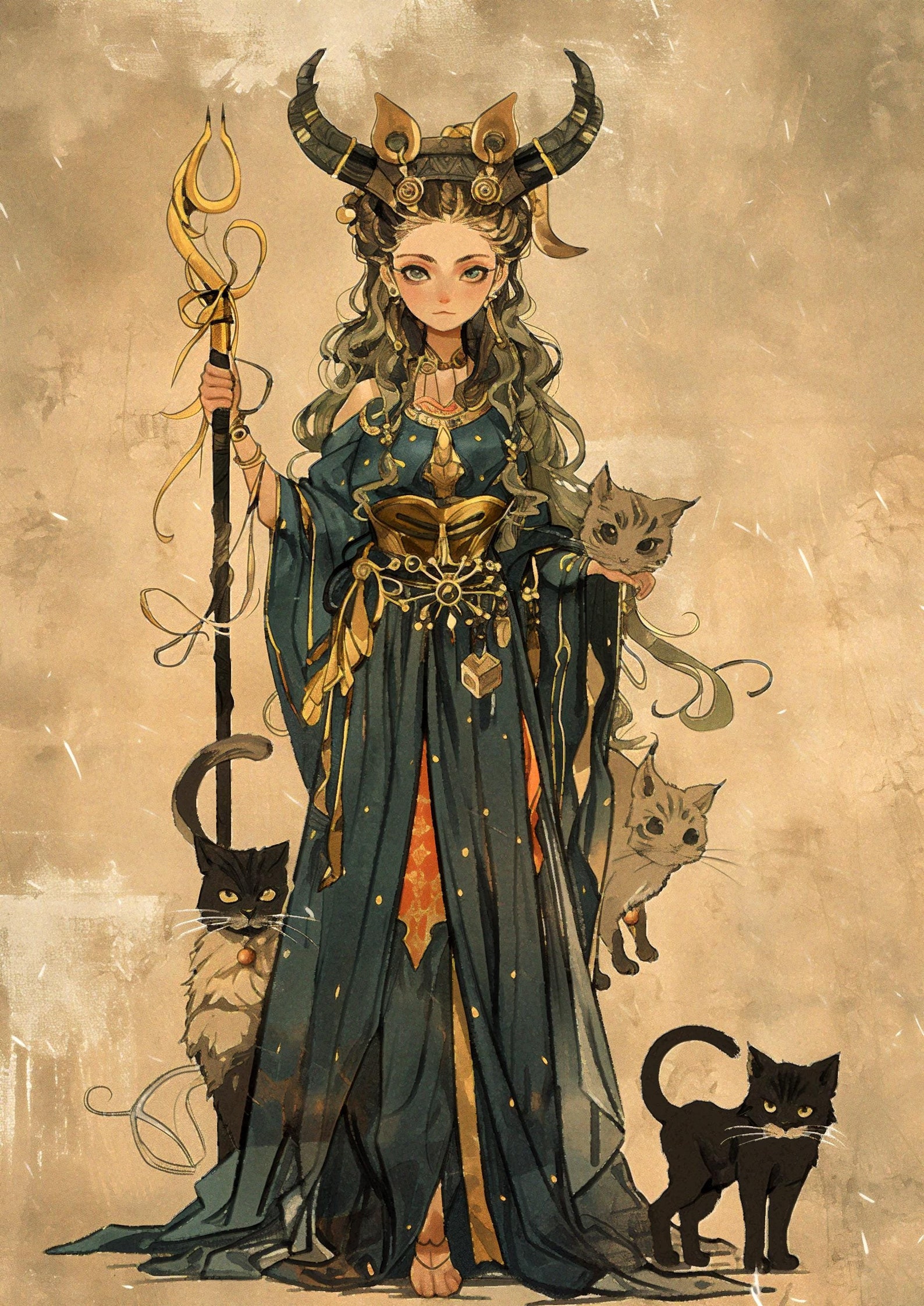 Freya: Goddess of Love and Magic - Digital Download Art Print by ...