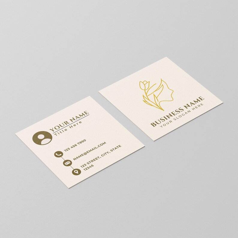 Custom Square Business Cards High-quality QR Code Business Cards ...