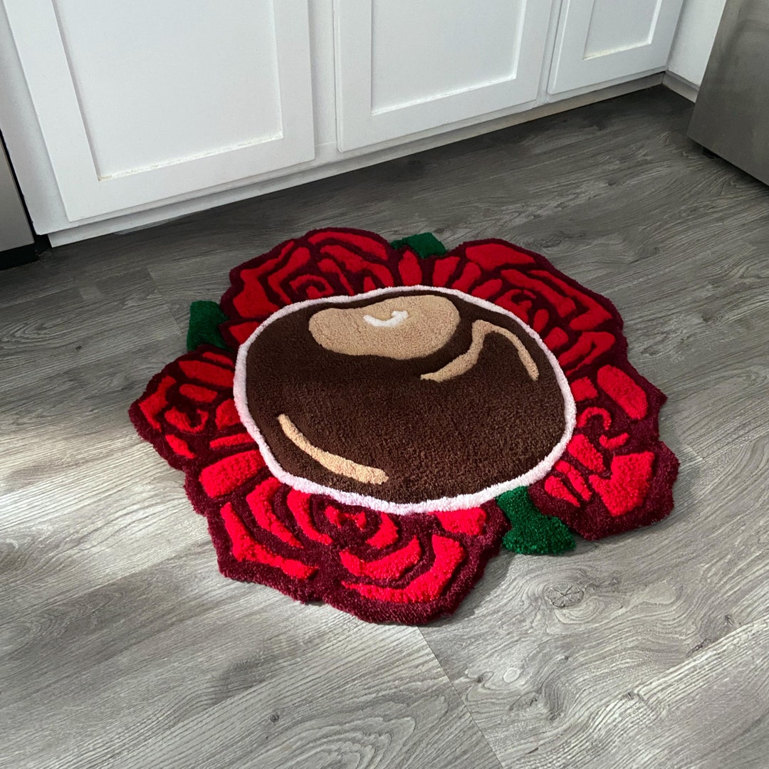 Ohio State Rose Bowl Commemorative Rug - 30x30 Inch Handmade Buckeye ...
