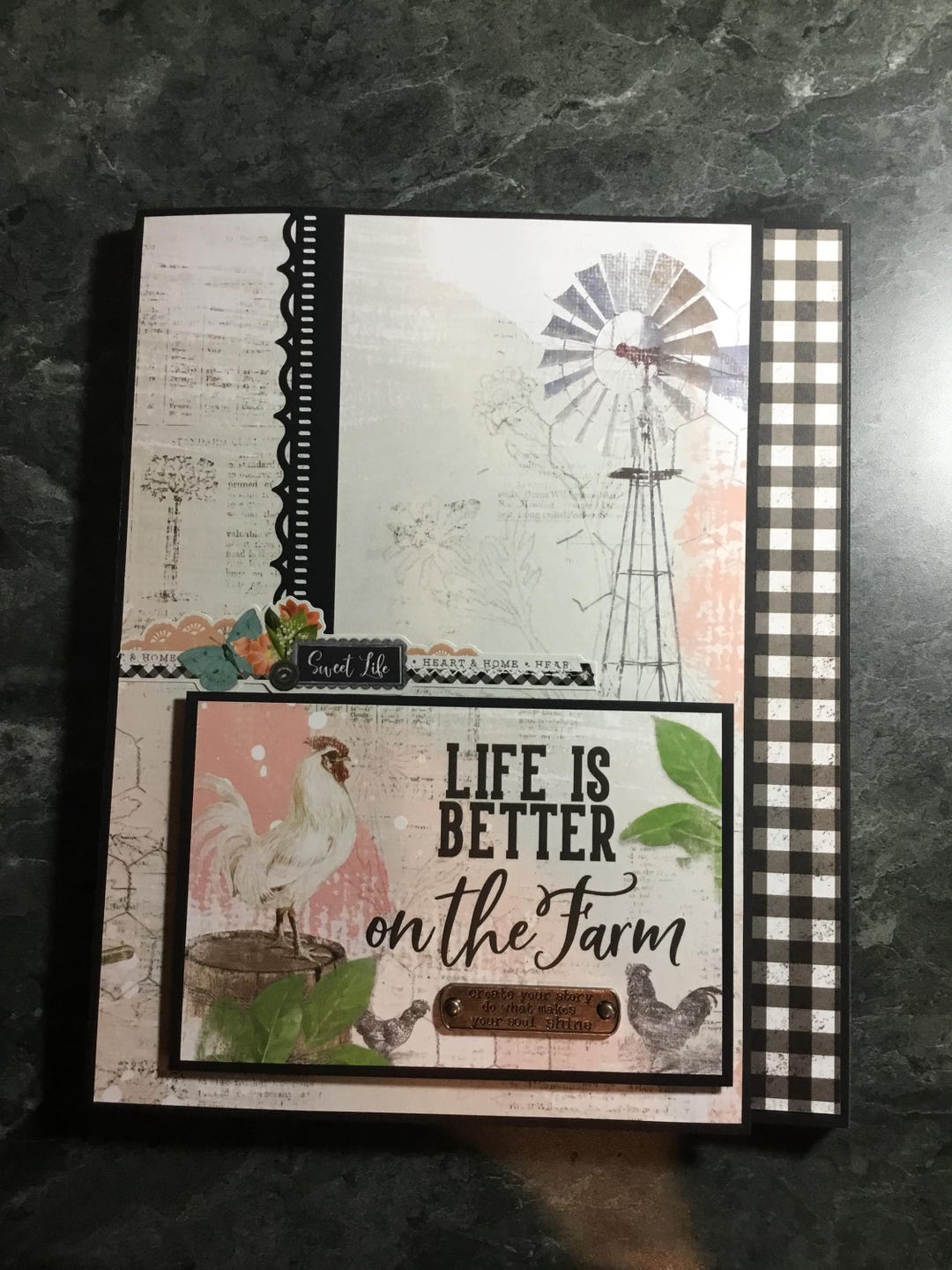 Life is Better on the Farm Folio Scrapbook Album - Etsy