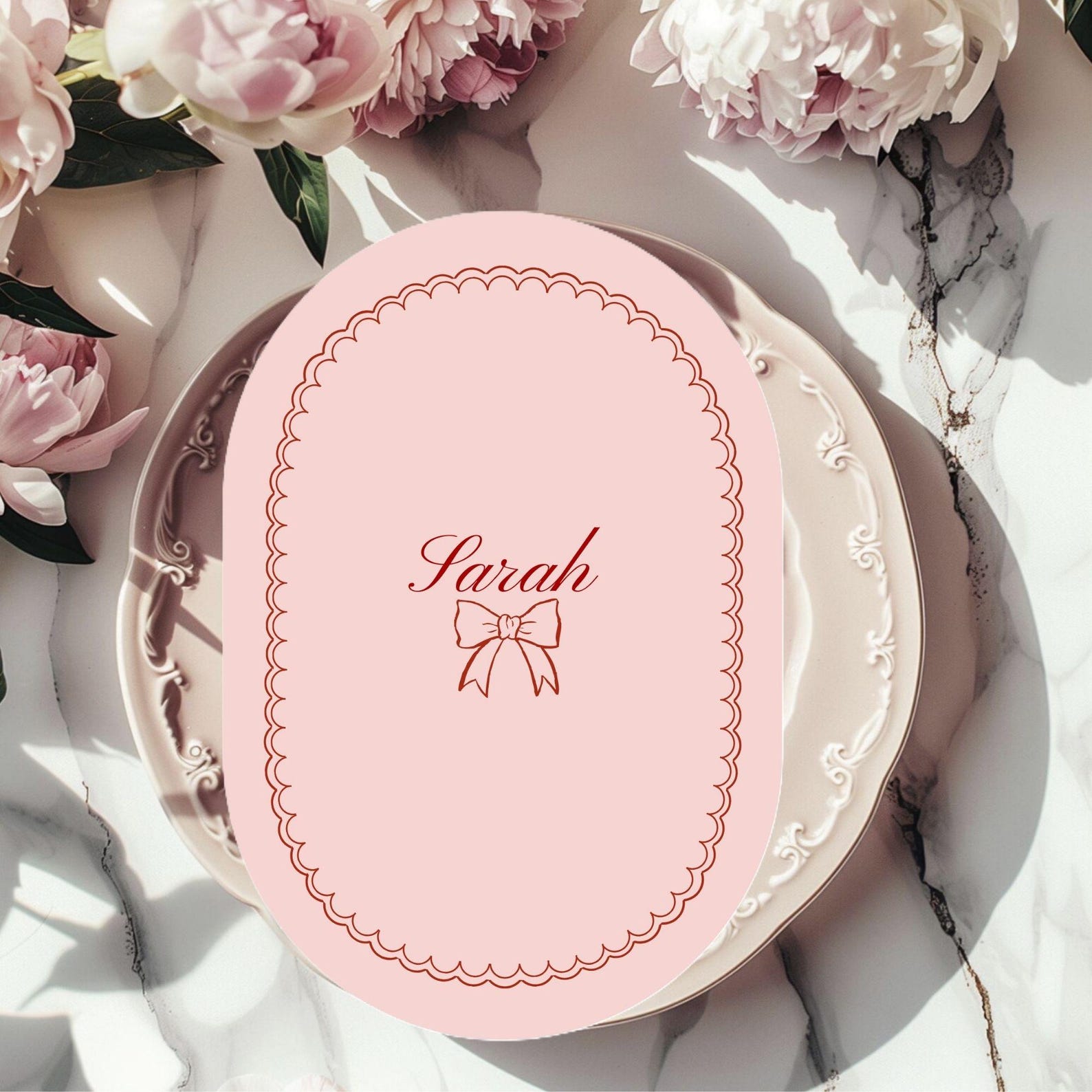 Coquette MENU Bachelorette Party Menu Galentines Party Decorations Menu ...