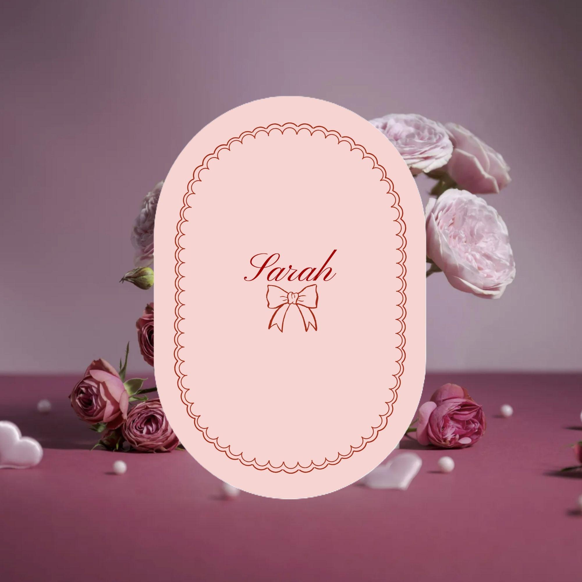 Coquette MENU Bachelorette Party Menu Galentines Party Decorations Menu ...