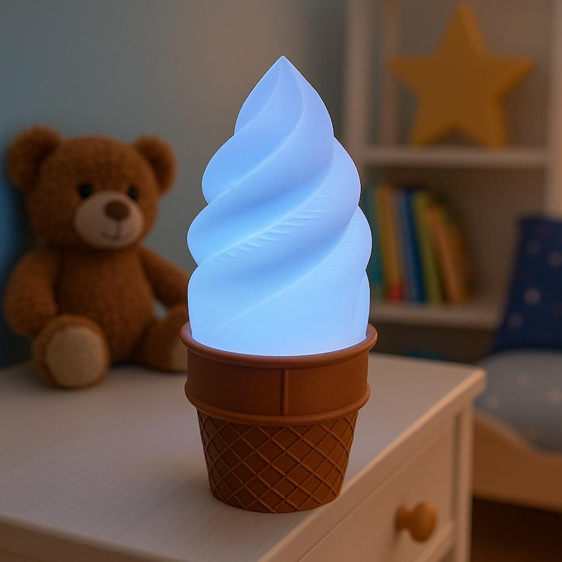 Ice Cream Lamp - Etsy