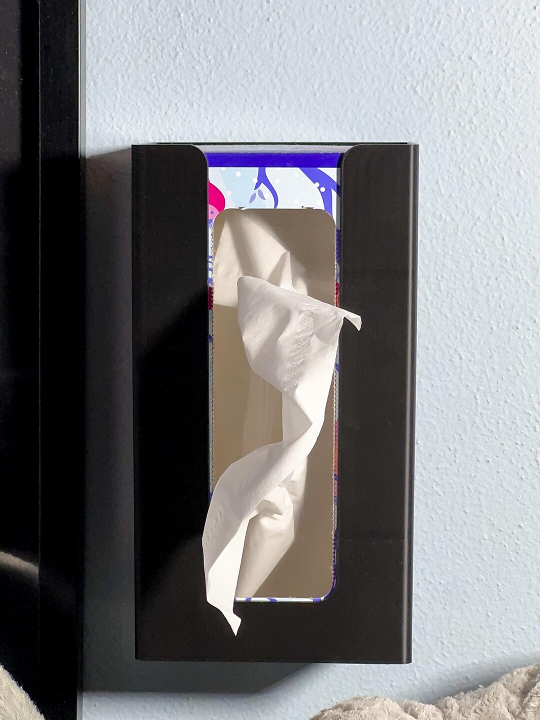 Wall-mounted Tissue Holder for Long Kleenex Boxes – Sleek, Space-saving ...