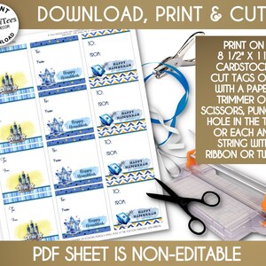 PRINTABLE Gift Tag Template Hanukkah Theme Dreidel, Candles, Menorah ...
