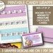 PRINTABLE Mini Candy Wrappers Party Favors Easter Theme Happy Easter ...