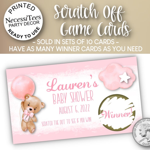 Baby Shower Scratch - Etsy