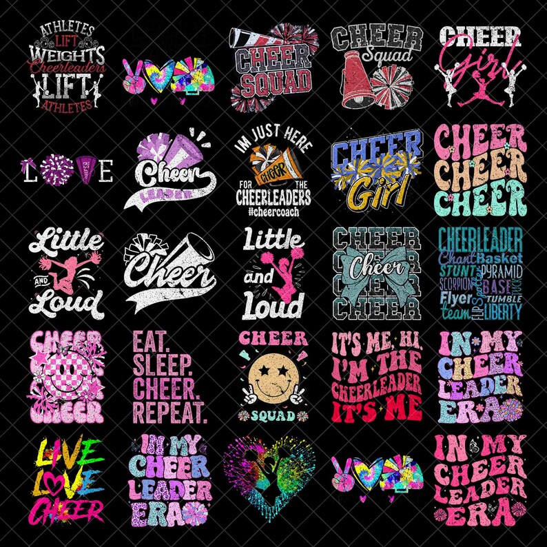 Cheerleading PNG, Coquette Cheer PNG, Black and Red, Cheer Mom Png ...