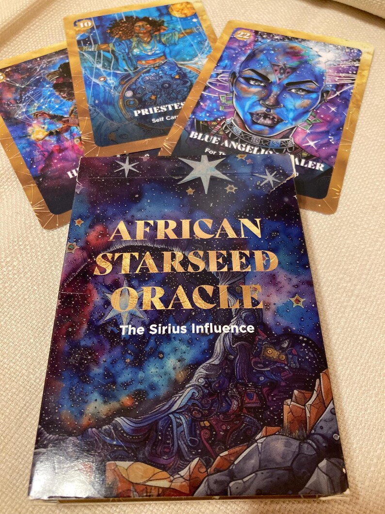 Afrofuture - African Starseed Oracle Deck - Galactic Wisdom + Ancestral ...