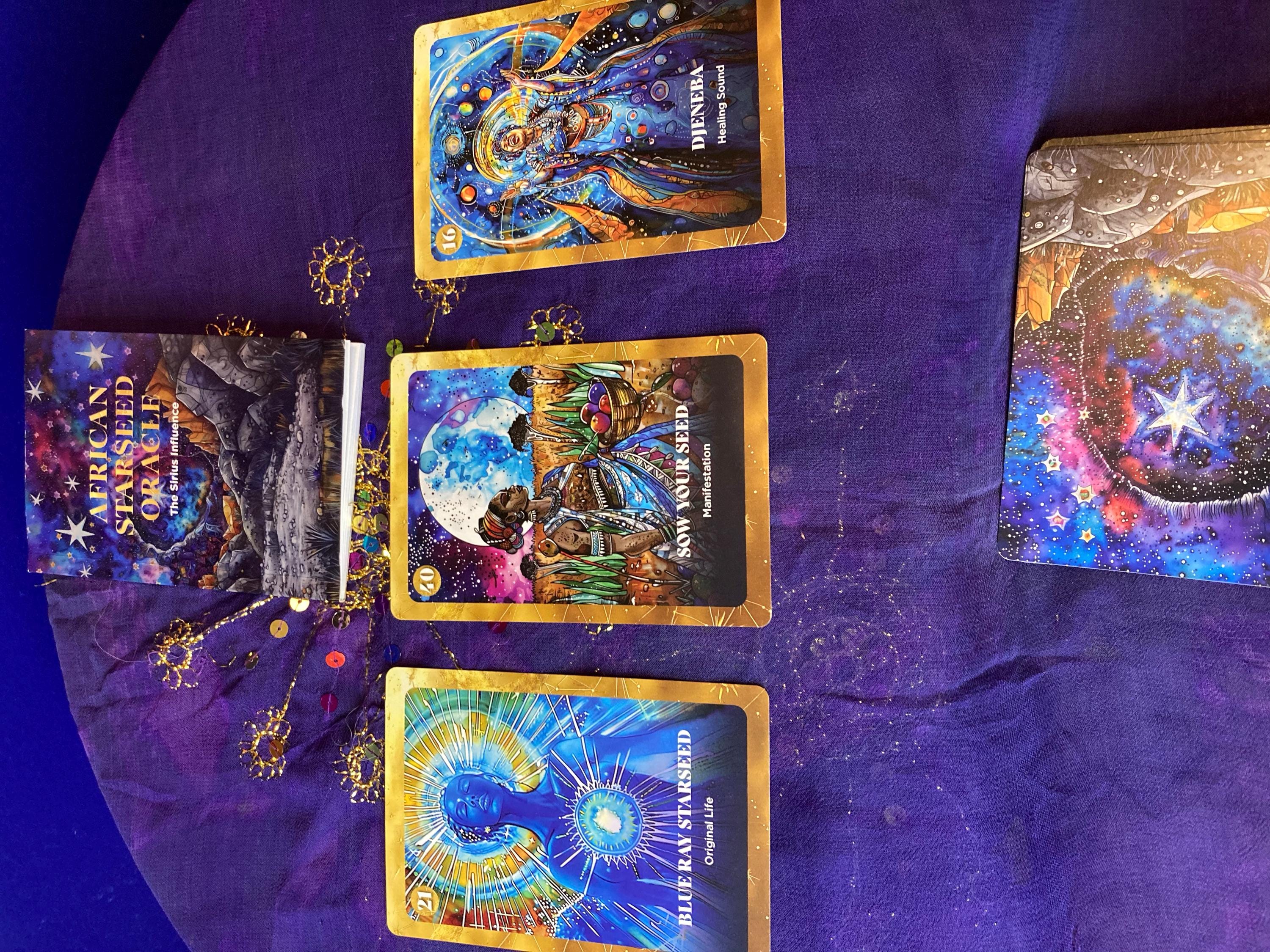 African Starseed Oracle Deck- Divine Ancestral + Galactic Wisdom ...