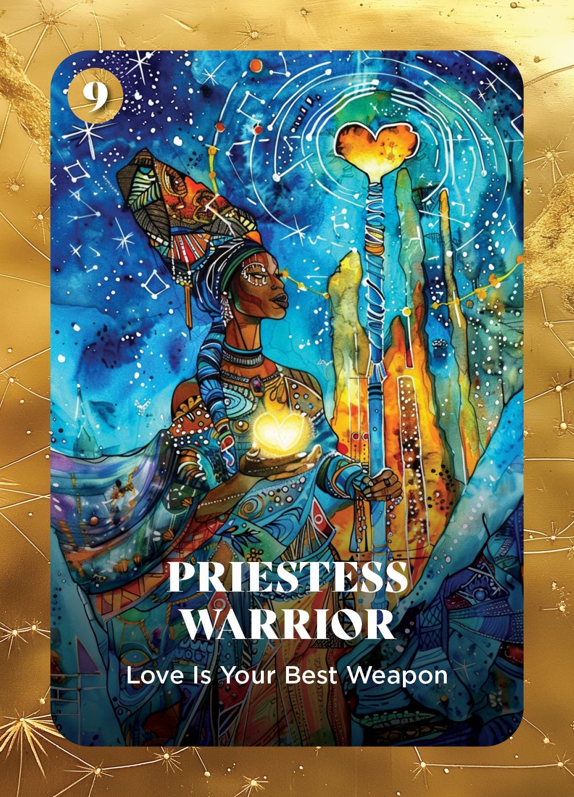 African Starseed Oracle Deck- Divine Ancestral Wisdom + Galactic ...