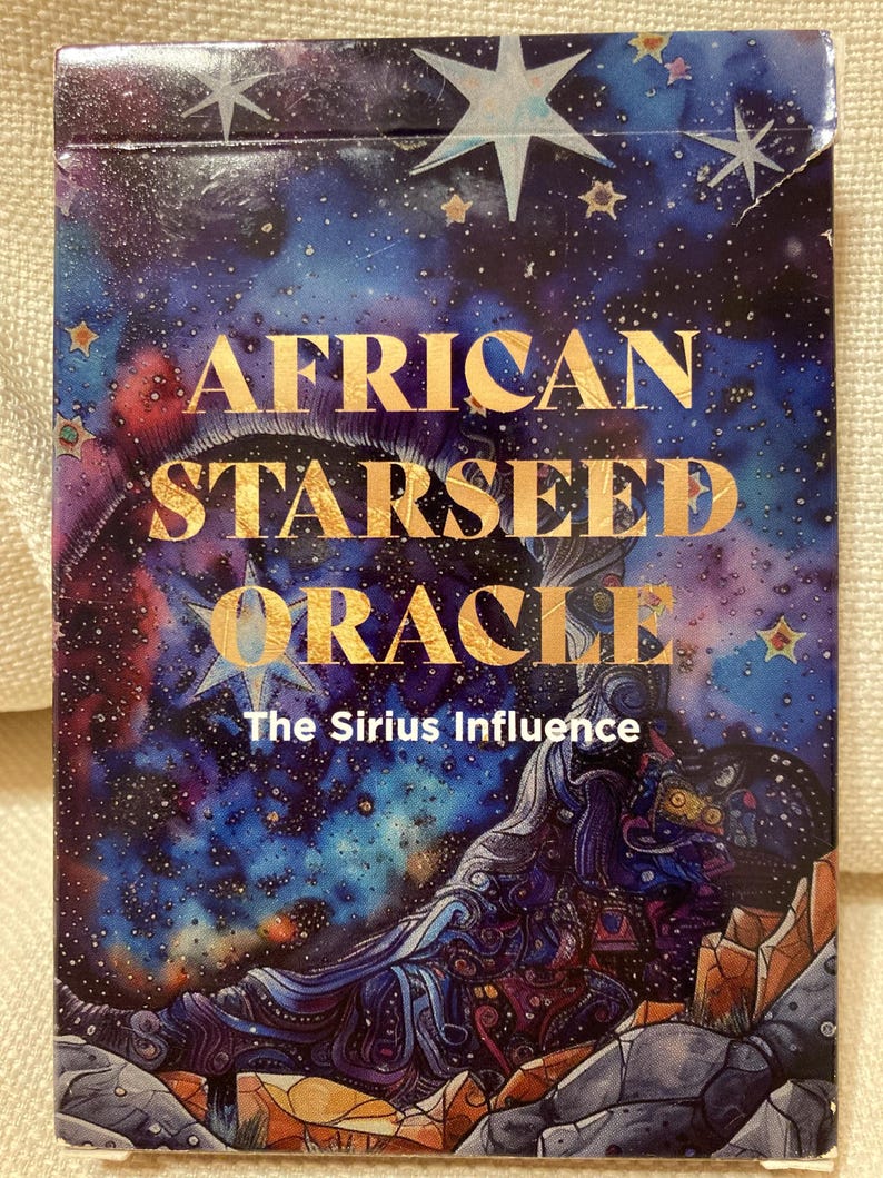 Afrofuture - African Starseed Oracle Deck - Galactic Wisdom + Ancestral ...