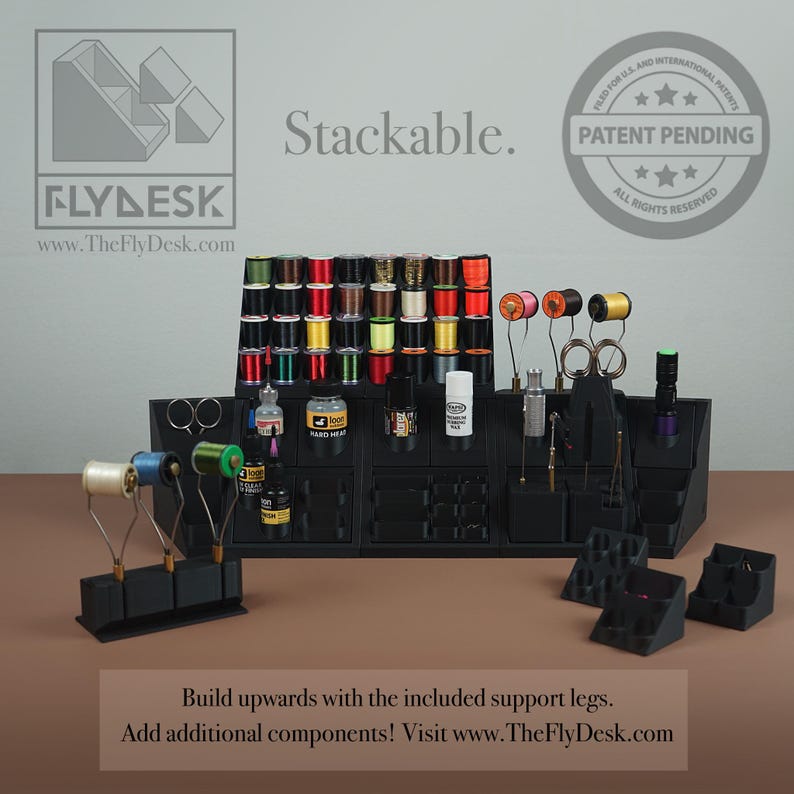 Flydesk Fly Tying Station Modular, Customizable, Expandable Www.flydesk ...