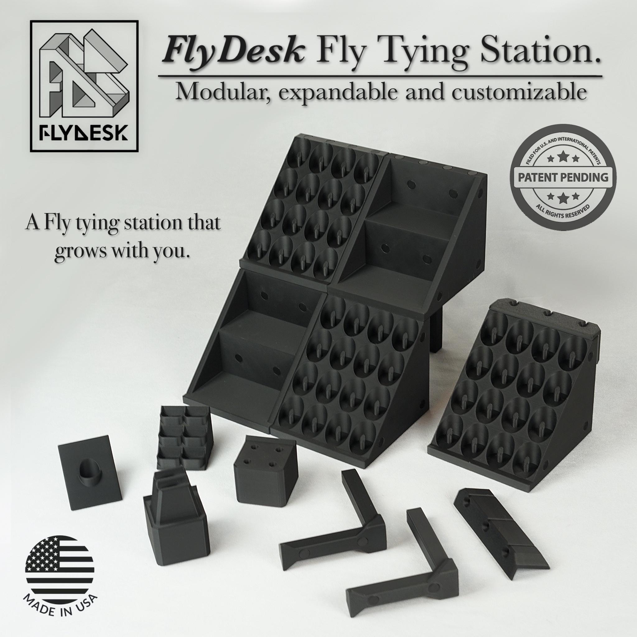 Flydesk Fly Tying Modular Thread Spool Rack - Etsy