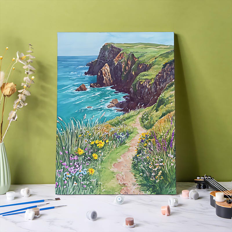 Paint by Number Scene - Etsy Canada