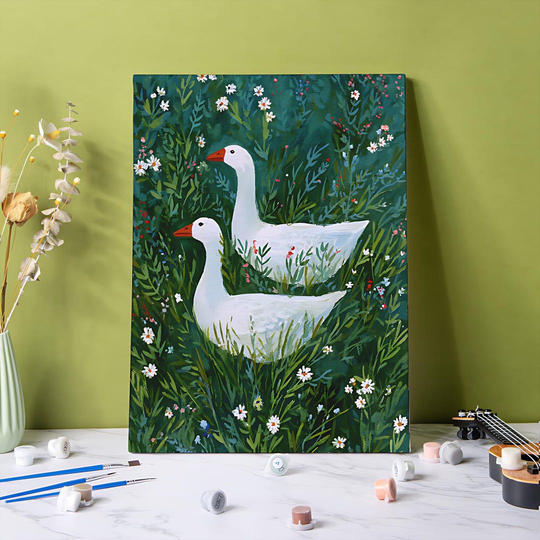 Daisy & Goose Paint by Numbers Kit | Beginner DIY Hobby - Etsy