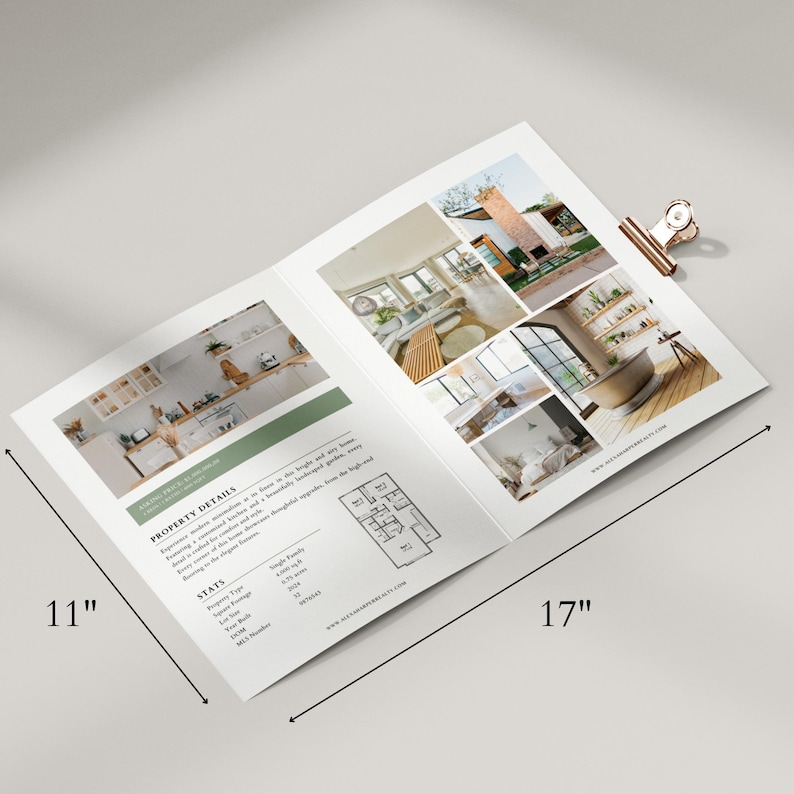 Luxury Property Brochure Real Estate Marketing for New Listings Open ...